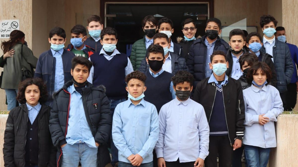 Students of Shahid Al Watan School in the Libyan International ...